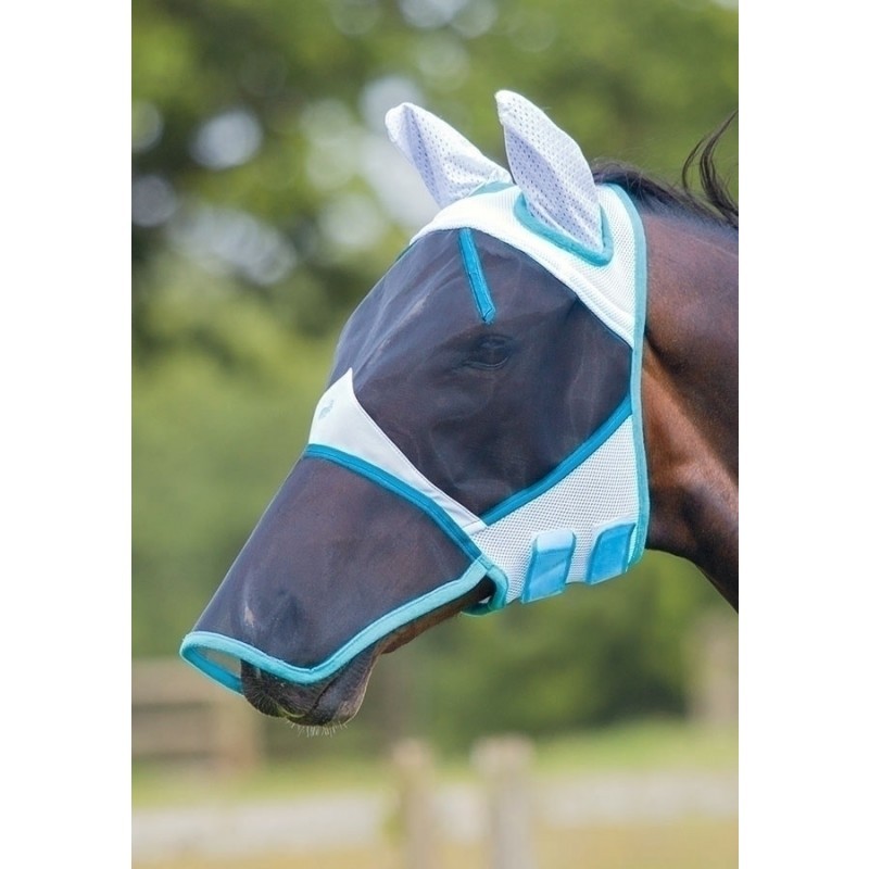 Bridleway V066 Full Face With Nose Fly Mask | The Farmers Friend