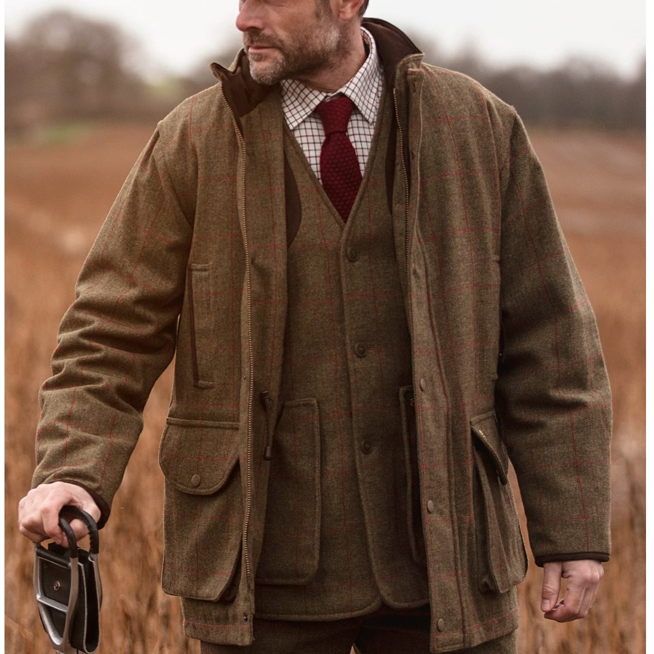 Alan Paine Combrook Men's Tweed Shooting Coat