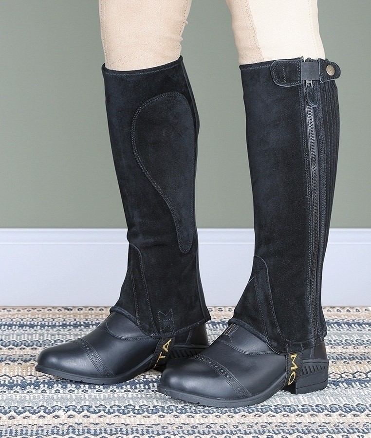 Moretta Childs Suede Half Chaps