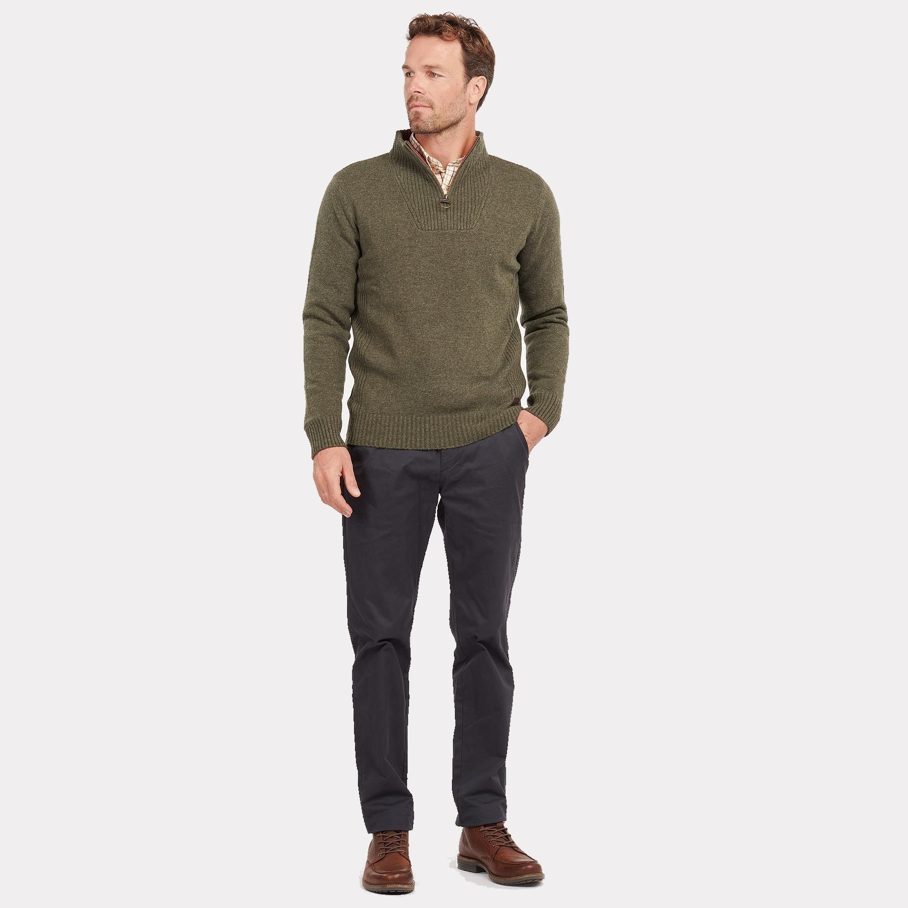 Barbour Nelson Essential Half Zip Pullover