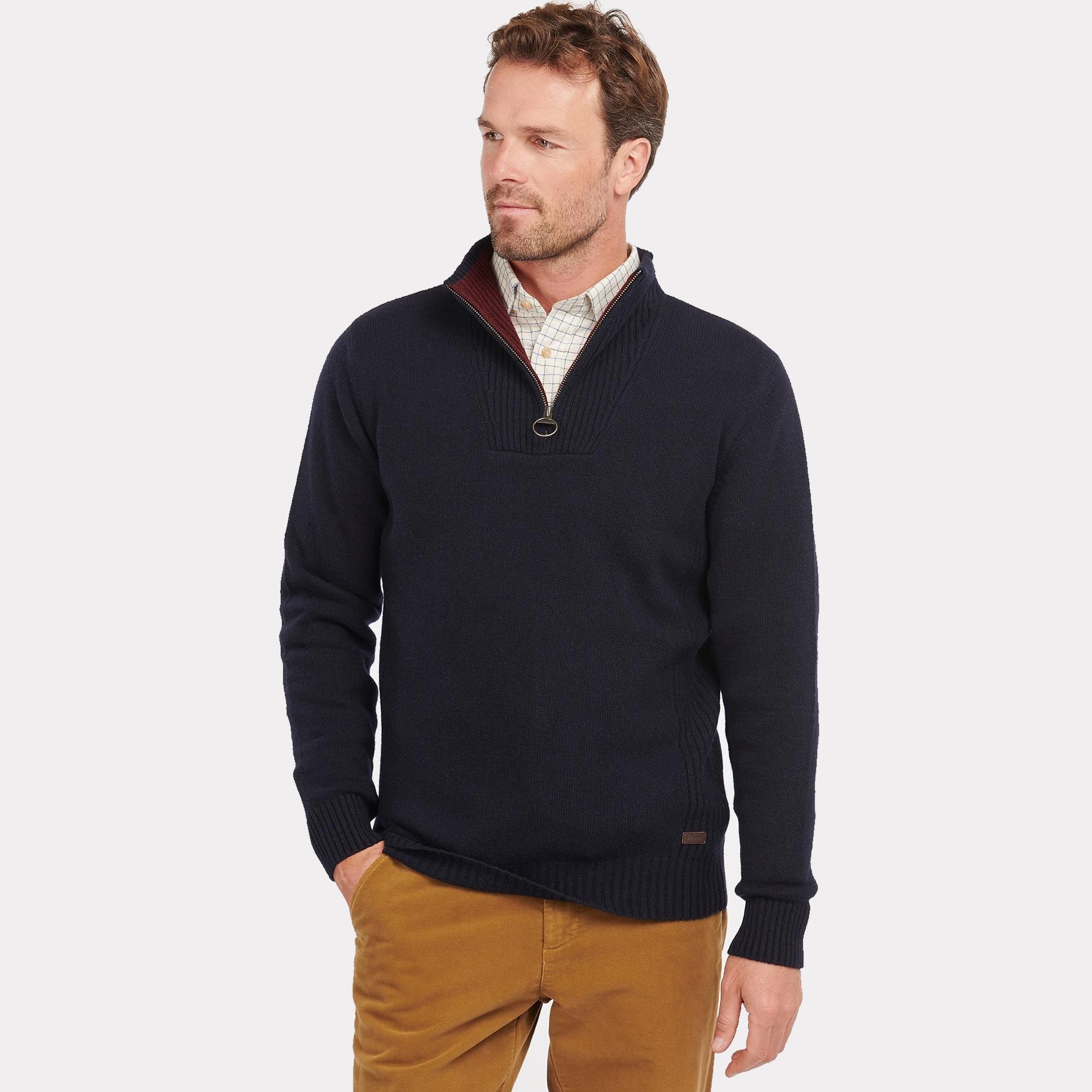 Barbour Nelson Essential Half Zip Pullover