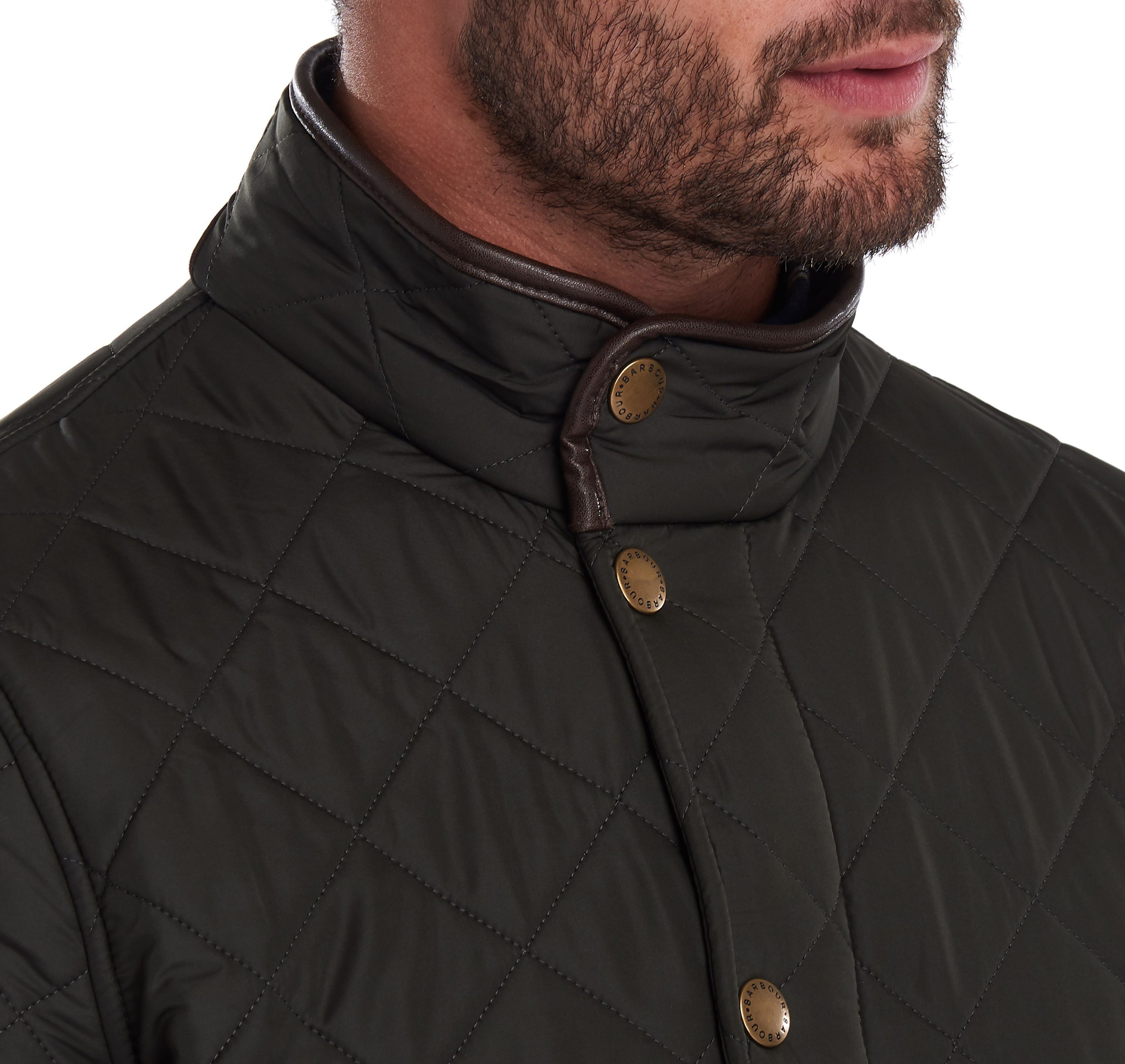Barbour Men's Powell Polar Fleece Quilted Jacket
