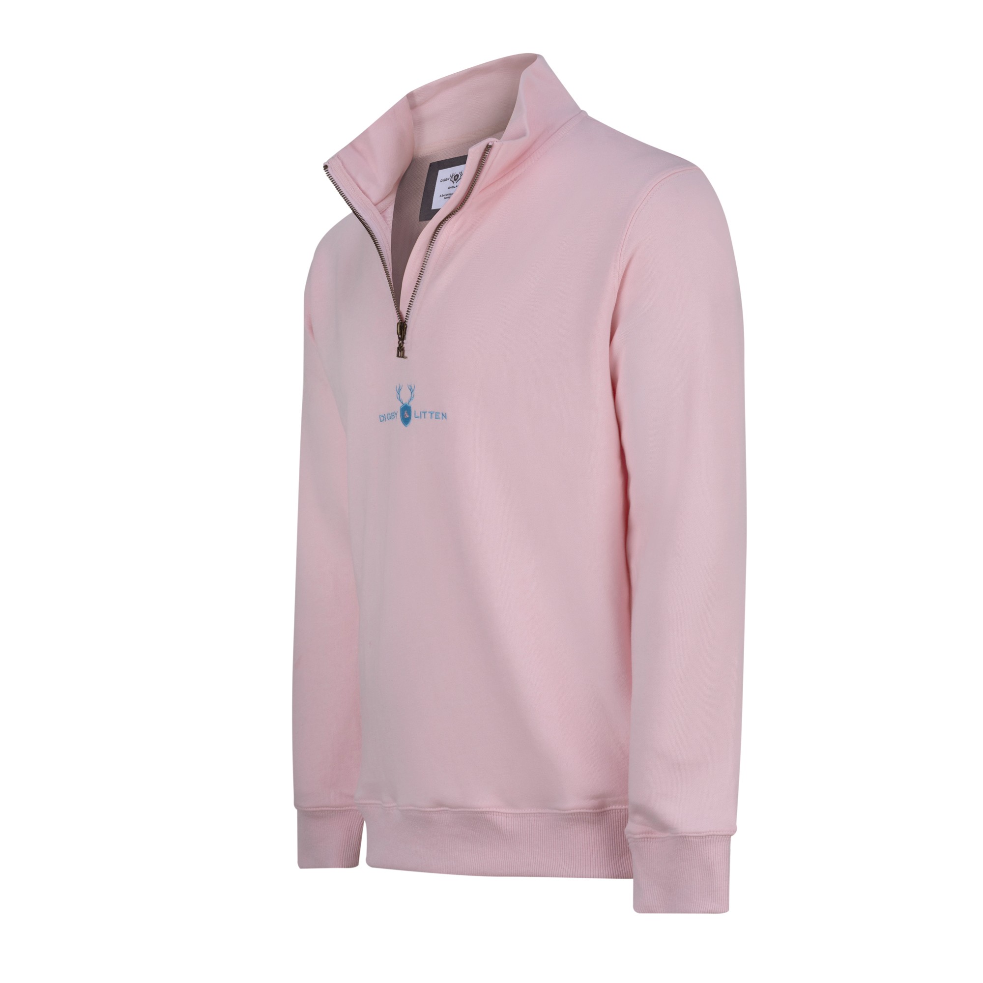 Digby & Litten Ashdown Blush Quarter Zip