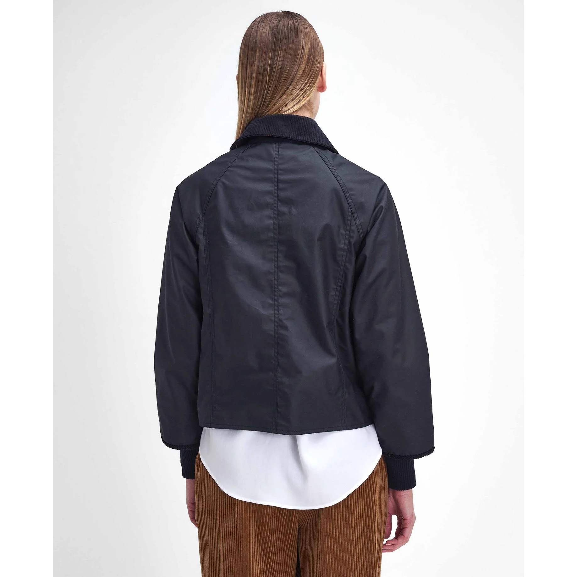 Barbour Cropped Beadnell Wax Jacket