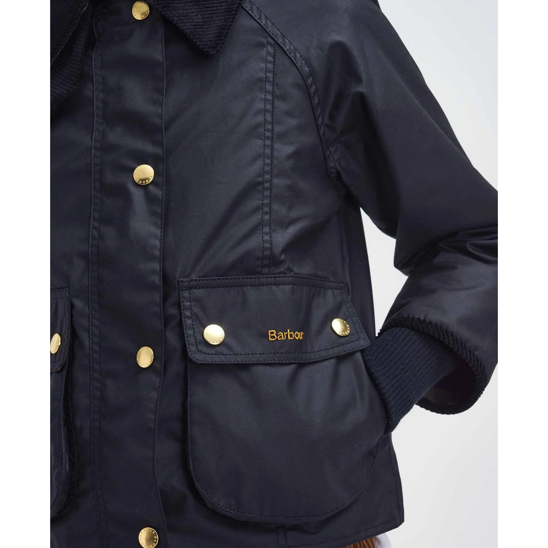 Barbour Cropped Beadnell Wax Jacket